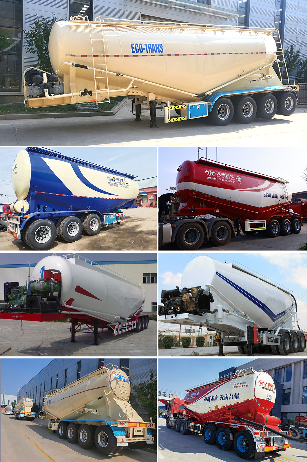 Chinese Cement Bulker Truck Trailer – tianhongtrailer