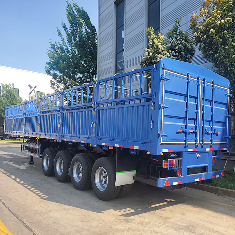 3/4 Axle Chinese New Fence Semi Trailer Manufacturer – tianhongtrailer